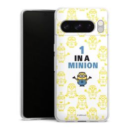 DeinDesign Handyhülle Minions Ich – Einfach unverbesserlich Bob 1 in a Minion, Google Pixel 8 Pro Silikon Hülle Bumper Case Handy Schutzhülle, weiß