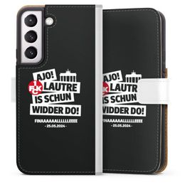 DeinDesign Handyhülle 1. FCK Pokal Finale 2024 1. FC Kaiserslautern, Samsung Galaxy S22 Hülle Handy Flip Case Wallet Cover, weiß