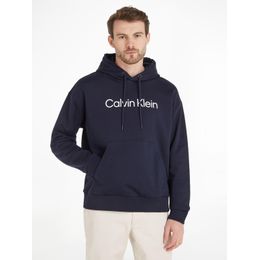 Kapuzensweatshirt Calvin Klein "HERO LOGO COMFORT HOODIE" Gr. L, blau (night sky) Herren Sweatshirts