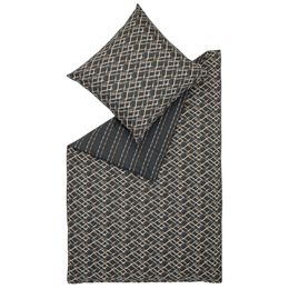 Esprit Bettwäsche DORA Ganzjahresbettwäsche, Baumwolle, 1 teilig, 135 x 200 cm in Schwarz