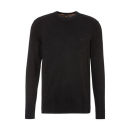 Strickpullover BOSS Orange "Asac_V" Gr. L, schwarz (001_black) Herren Pullover Sweatshirts