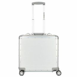 alumaxx Gemini 4-Rollen Pilotenkoffer 42,5 cm Laptopfach silber matt