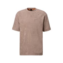 T-Shirt BOSS Orange "TeeTowel" Gr. XL, braun (open brown246) Herren Shirts T-Shirts
