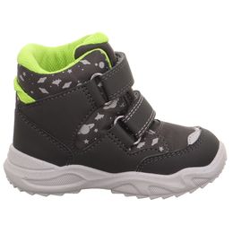 Winterboots Superfit "GLACIER WMS: weit" Gr. 27, grün (grau, hellgrün, space) Kinder Schuhe Stiefel Boots