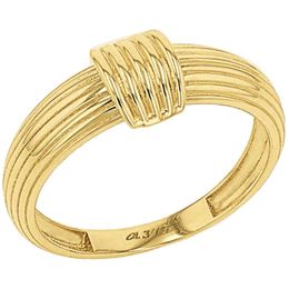 Fingerring Amor "2037456/-57/-58/-59/-60" Fingerringe Gr. 60, Gelbgold 375, 1,1 mm, gelb (gelbgoldfarben) Damen Fingerringe