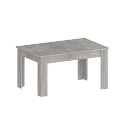 Esstisch Inosign "JESI" Tische Gr. B/H/T: 140 cm x 75 cm x 90 cm, Einlegeplatte, grau (beton, beton, beton) Esstische rechteckig
