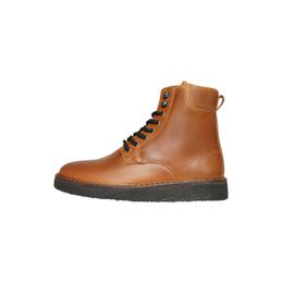 Schnürstiefelette Henry Stevens "Betty PDB" Gr. 39, braun (cognac) Damen Schuhe Schnürstiefeletten