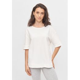 T-Shirt Bench. "REGINA" Gr. L (42), weiß (off white) Damen Shirts Jersey