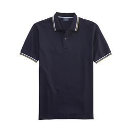 Poloshirt OLYMP "Casual" Gr. L, blau (marine) Herren Shirts Kurzarm