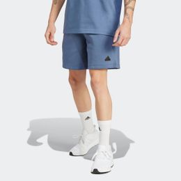 Shorts adidas Sportswear "M Z.N.E. PR SHO" Gr. M, N-Gr, blau (preloved ink) Herren Hosen Sportbekleidung