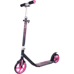 Scooter Hudora "Hornet CLVR 200" schwarz (schwarz, pink)