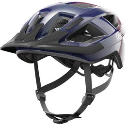 Fahrradhelm Abus "ADURO 3.0" Helme Gr. L Kopfumfang: 58 cm - 62 cm, lila (purple waves) Fahrradhelme für Erwachsene