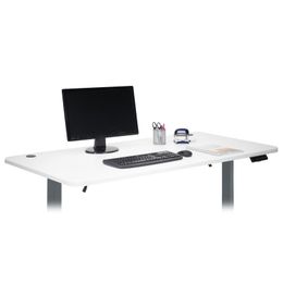 Tischplatte MCW-D40 f&uuml;r Schreibtische, Schreibtischplatte, 160x80cm MVG-zertifiziert ~ wei&szlig;