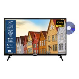 Telefunken XF32SN550SD 32 Zoll Fernseher/Smart TV (Full HD, HDR, Triple-Tuner, DVD-Player) - Inkl. 6 Monate HD+
