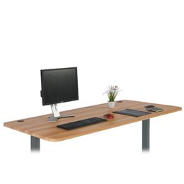 Tischplatte MCW-D40 f&uuml;r Schreibtische, Schreibtischplatte, 160x80cm MVG-zertifiziert ~ eichefarben