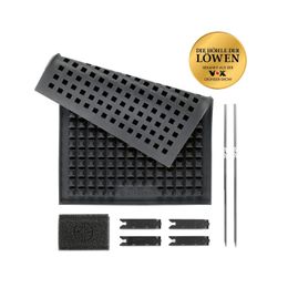 KitchBo Silikon-Backmatte Starter Set 8-tlg. 37x28cm schwarz