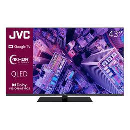 JVC LT-43VGQ8255 Google TV 43 Zoll QLED Fernseher (4K UHD Smart TV, HDR Dolby Vision, Triple-Tuner)
