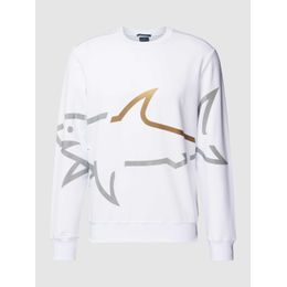 Paul & Shark Sweatshirt mit Logo-Print