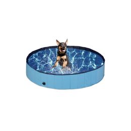 Relaxdays Hundepool Hundepool 160x30 cm