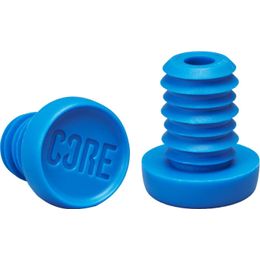 Core Action Sports Stuntscooter Core Stunt-Scooter Lenker-Stopfen Titan/Stahl-Oversized (1 Paar) Blau