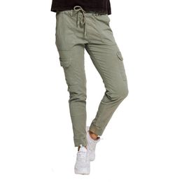 Zhrill Chinos DAISEY OLIVE (0-tlg) mit aufgesetzten Taschen seitlich