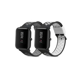 kwmobile Uhrenarmband 2x Sportarmband für Huami Amazfit Bip S / Bip S Lite