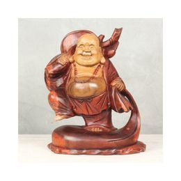 Oriental Galerie Dekofigur Figur Sitzender Happy Buddha 21 cm (1 St)