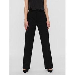 Véro Moda Vero Moda Stoffhose Legere Stoffhose Elegante Stretch Culotte Pants 5516 in Schwarz-2