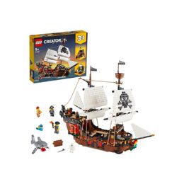 Lego® Konstruktions-Spielset Lego Creator 3in1 Piratenschiff 31109