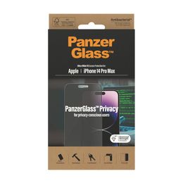 PanzerGlass Displayschutz iPhone 14 Pro Max - Glas - Transparent