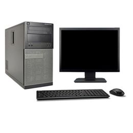 Dell OptiPlex 3010 MT 27" Core i7 3,4 GHz - SSD 480 GB - 16GB AZERTY