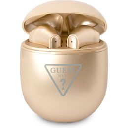 Guess TWS Earbuds Gold Triangle Kopfhörer mit Mikrofon - Gold