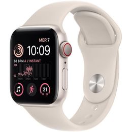 Apple Watch (Series SE) 2022 GPS 44 mm - Aluminium Polarstern - Sportarmband Polarstern