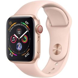 Apple Watch (Series 4) 2018 GPS 44 mm - Aluminium Gold - Sportarmband Rosa