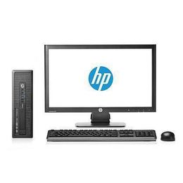 HP EliteDesk 800 G1 SFF 24" Core i5 3,2 GHz - SSD 240 GB - 16GB