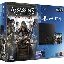 Sony PlayStation 4 Slim 500GB - Schwarz + Assassins Creed Syndicate