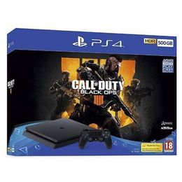 Sony PlayStation 4 Slim 1000GB - Schwarz + Call of Duty: Black Ops 4