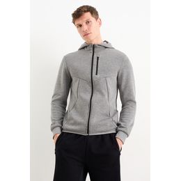 C&A Active Funktions-Sweatjacke mit Kapuze