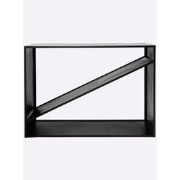 Regal HEINE HOME Regale Gr. B/H/T: 114 cm x 80 cm x 35 cm, schwarz HEINE HOME