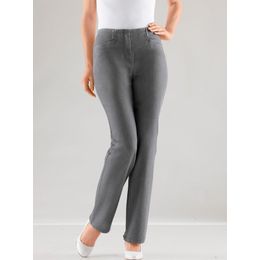 Dehnbund-Jeans COSMA Gr. 19, Kurzgrößen, grau Damen Jeans