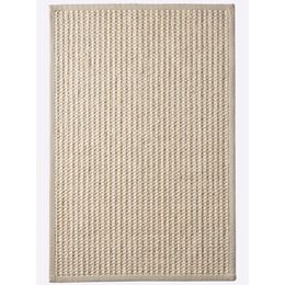 Teppich HEINE HOME Teppiche Gr. B/L: 80 cm x 160 cm, 4 mm, 1 St., weiß (offwhite) Schurwollteppiche
