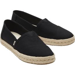 Toms Shoes TOMS Alpargata Rope 2.0 Espadrilles, Baumwolle, Label, für Damen, schwarz, 39