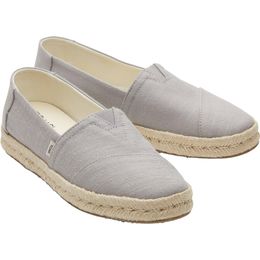 Toms Shoes TOMS Espadrilles, Bast, für Damen, grau, 41