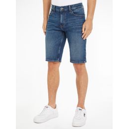 Jeansshorts Tommy Jeans "RYAN SHORT" Gr. 38, N-Gr, blau (dark demin) Herren Jeans Shorts