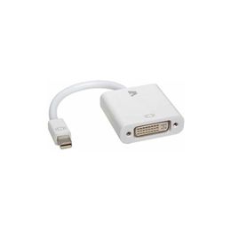 CBL-MD1WHT-5E - Videokabeladapter (Mini DisplayPort, dvi-d, Stecker, Stecker/Buchse, Buchse) Farbe Weiß - V7