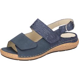 waldläufer® Lugina Sandalen "K-Heliett", Leder, für Damen, blau, 39