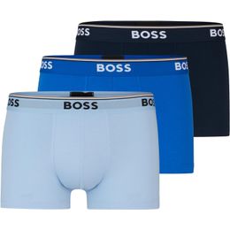 BOSS Power Pants kurz, 3er-Pack, Logobund, für Herren, blau, L