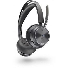 Plantronics Poly Poly Voyager Focus 2 usb-a Headset, MS-Teams zertifiziert, anc, mit Ladestation (77Y85AA)