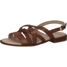 Caprice Riemchensandalen, Leder, für Damen, braun, 40