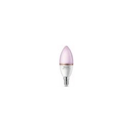 Smart led Leuchtmittel Tunable White & Color C37 E14 Kerze 4,9 w Leuchtmittel - Philips